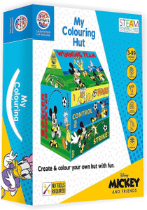 KIDISTIK Colouring Hut Disney Marvel Play Tent Washable & reusable ...