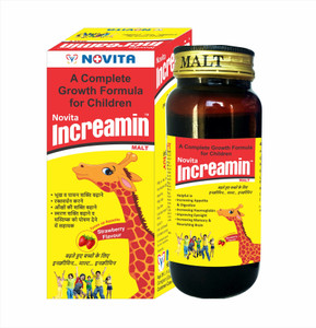 Novita Increamin Strawberry Herbal Tonic Growing Children Promotes ...