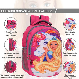 FRENZY Large 35 L Backpack BARBIE_HD_Casual Backpack|School Bag 35 L ...
