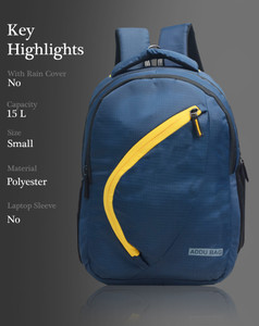 Addu Small 15 L Backpack Light Weight Small Attractive Bags 15 L ...