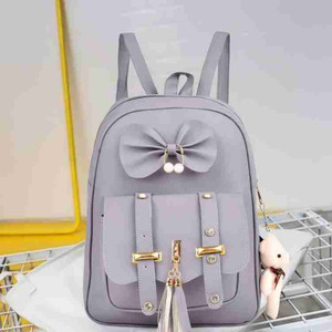 Cleto grey COMBO Fancy style backpack for girls | college Bag 10 L ...