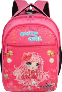 newtal Printed School Bag for Kids – Fun Cartoon Design with Large ...