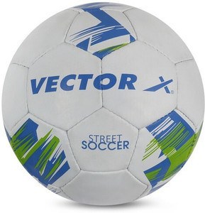 VECTOR X STREET SOCCER Rubberised Hand Stitched Football - Size: 5 ...