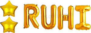 Flipkart.com | Shilpveda Solid RUHI Name Letters foil Balloon names ...