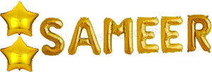 Flipkart.com | Shilpveda Solid SAMEER Name Letters foil Balloon names ...