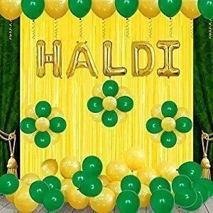 SKYWINS Haldi Ceremony Balloons Decoration - Set of 50 Pcs Price in ...