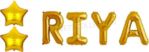Flipkart.com | Shilpveda Solid RIYA Name Letters foil Balloon names ...