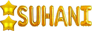 Flipkart.com | Shilpveda Solid SUHANI Name Letters foil Balloon names ...