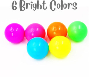 Glenston Sticky Flashing Glow Light Ball Colorful Soft Balls Toys for ...