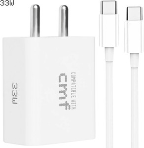 RoarX CMF 33W Adapter with 1m Type C to C Cable 3.1 A Mobile Charger ...