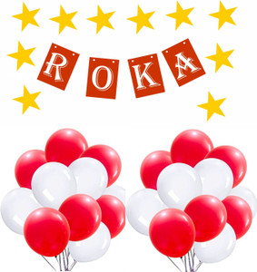 Naveen Decoration Roka Ceremony 54 pcs- Roka Banner, Paper stars ...