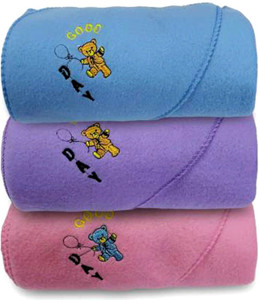 BABY ZONE Embroidered Crib Hooded Baby Blanket for AC Room - Buy BABY ...