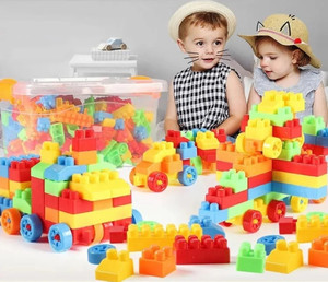 ARIZON Building Blocks (100 Pieces) for Kids, Activity / Learning ...