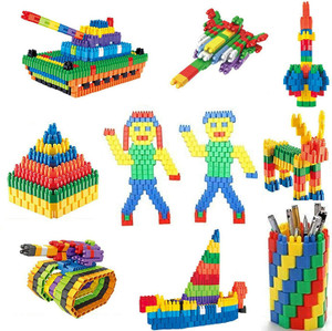 Kohinoor creation Plastic Building Blocks for Kids 180+ pcs (Multicolor ...