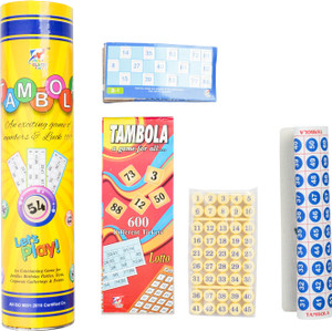 DANDLES Fun Classic Tambola Game Set For Kids & Adults, |600 Tickets|90 ...