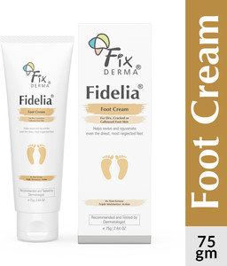 Fixderma Fidelia Foot Cream For Dry & Crack Heel, Moisturizes, Soothes ...