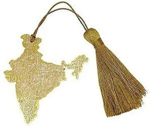 PRIME HOMES India Map Shape Metal Bookmark Page Holder Bookmark ...