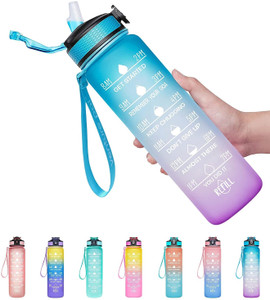 MAA KRIPA ENTERPRISE Motivational Fitness Sports Water Bottle 900 ml ...