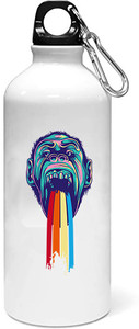 REVAMAN Open monkeys mouth - Sipper bottle of illustration designs 600 ...