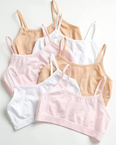 SOLTOX beginner bra pack of 6 Girls Training/Beginners Non Padded Bra ...