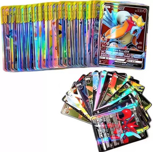 Pokemon Cards 50Pcs Basic Gx Vstar Vmax Cards Trainer Energy Booster ...