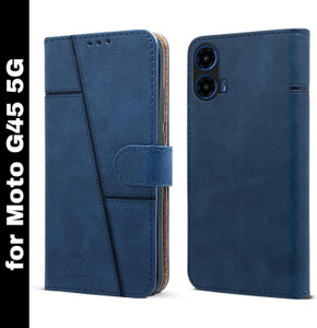 MobieGenie Flip Cover for Motorola G45 5G, Moto G45 5G(Premium Leather ...