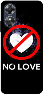 COVERJET Back Cover for OPPO A17- CPH2477-NO- LOVE- BROKEN- HEART- SIGN ...