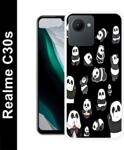 itrusto Back Cover for Realme C30s, realme c30s, RMX/3690 Cute panda ...
