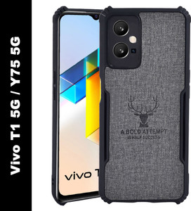 Spicesun Back Cover for VIVO T1 5G / VIVO Y75 5G / Vegan PU Leather ...