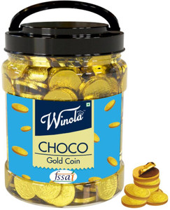 Winola Milk Choco Coin Jar Chocolate Flavoured Fudges Bites Price in ...