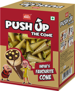 HUGS Push up the Cone- Chocolate, milk cream & biscuits in a Wafer Cone ...