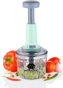 MAGICSPOON Chopper, Push Chopper, Onion Chopper, Vegetable Chopper ...