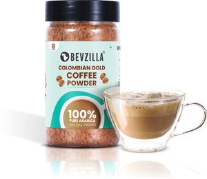 Bevzilla Powder 75 Gms Colombian Gold - Premium Arabica Instant Coffee ...