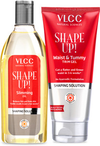 VLCC Shape Up Slimming Oil - 200 ml and Shape Up Waist & Tummy Trim Gel ...