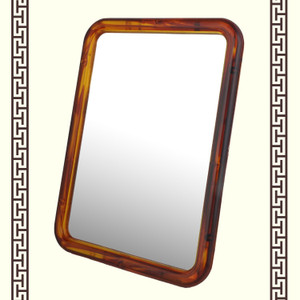 Scarlet Line Professional Rectangular Shape One Sided Hand Mirror ...