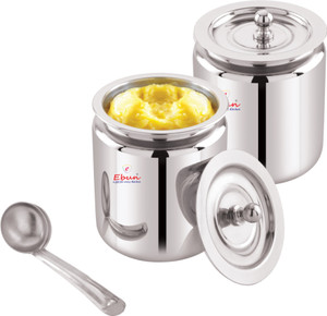 Ebun Stainless Steel Utility Container - 600 ml, 400 ml Price in India ...