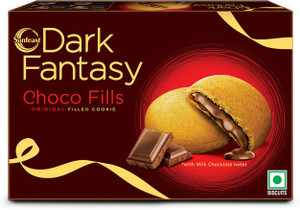 Sunfeast Dark Fantasy Choco Fills, Original Filled Cookies with Choco ...