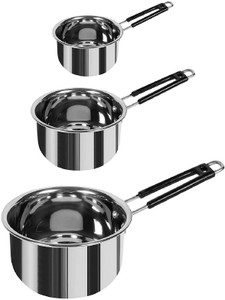 RBGIIT Steel Bottom Kitchen Serving Cooking Bowl biryani, rice Handi ...