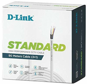 D-Link LAN Cable 90 m CCTV Standard 90MTR Cable (3+1) - D-Link ...
