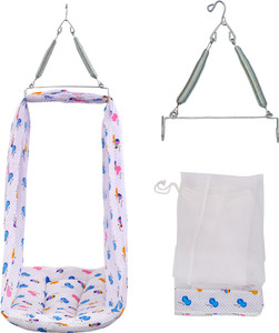 Toytoria Cotton BabySwing 0-5 Months Cradle julla thottil uyyala With ...