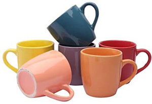 love unlimited Premium MULTICOLARTea Cups Set of 6 | Coffees for Home ...
