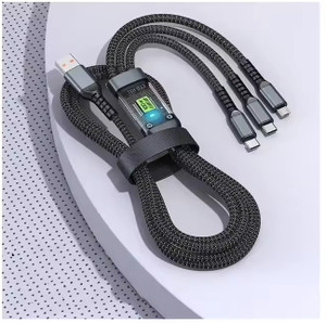 Gentle e kart 3-in-1 Cable 1.5 m Charging Cable 100W Data Wire Micro ...