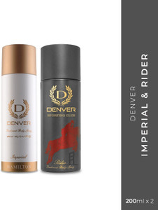 DENVER Imperial and Rider Combo Deodorant Spray - For Men - Price in ...