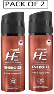 HE Energize Body Perfume - For Men (120 ml, Pack of 2) Perfume - 120 ml ...