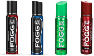 Buy FOGG PUNCH FORCE NICE & DASH MOBILE POCKET DEO (25ML x 4 PACK ) Eau ...