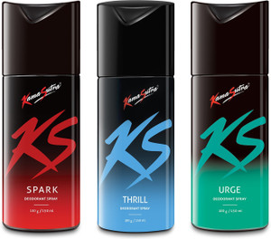 KS Spark Thrill and Urge Deodorant Spray - For Men - Price in India ...