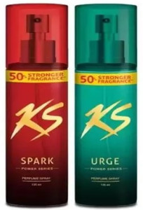 KS |2-SPARK POWER SERIES & URGE POWER SERIES| (PACK OF 2) 135ml X 2 ...