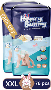 HONEY BUNNY Baby Diaper Pants with bubble top sheet| Extra Soft | 12 ...