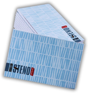 NEELGAGAN Steno Notebook Shorthand Writing Assorted Note Pad Ruled 160 ...