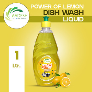 AADESH Dish Wash Liquid Bottle Dish Cleaning Gel Lime Dishwash Bar ...